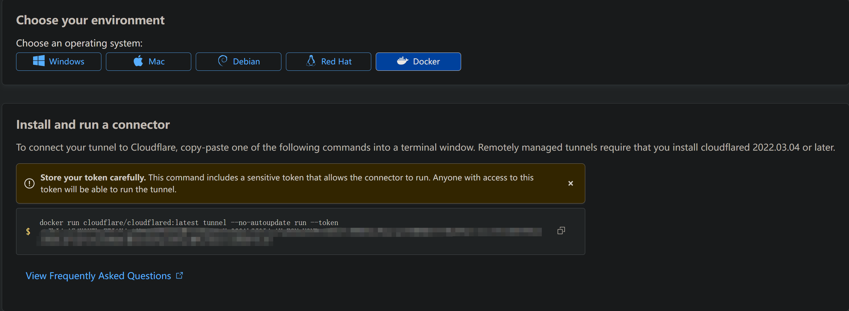 🐛Incorrect Usage: flag provided but not defined: -token · Issue #743 · cloudflare/cloudflared ...