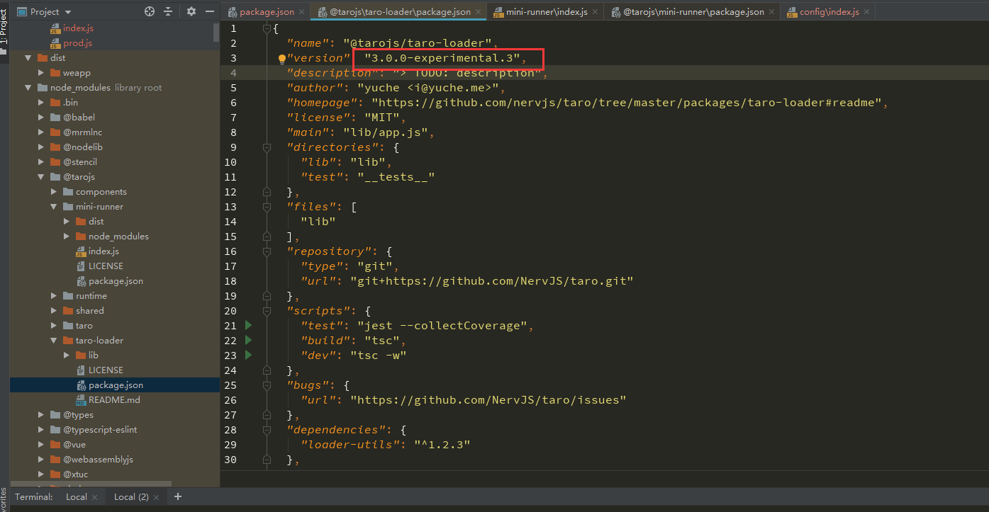 Taro Next,使用vue Ts编译报错,module Not Found Cant Resolve D
