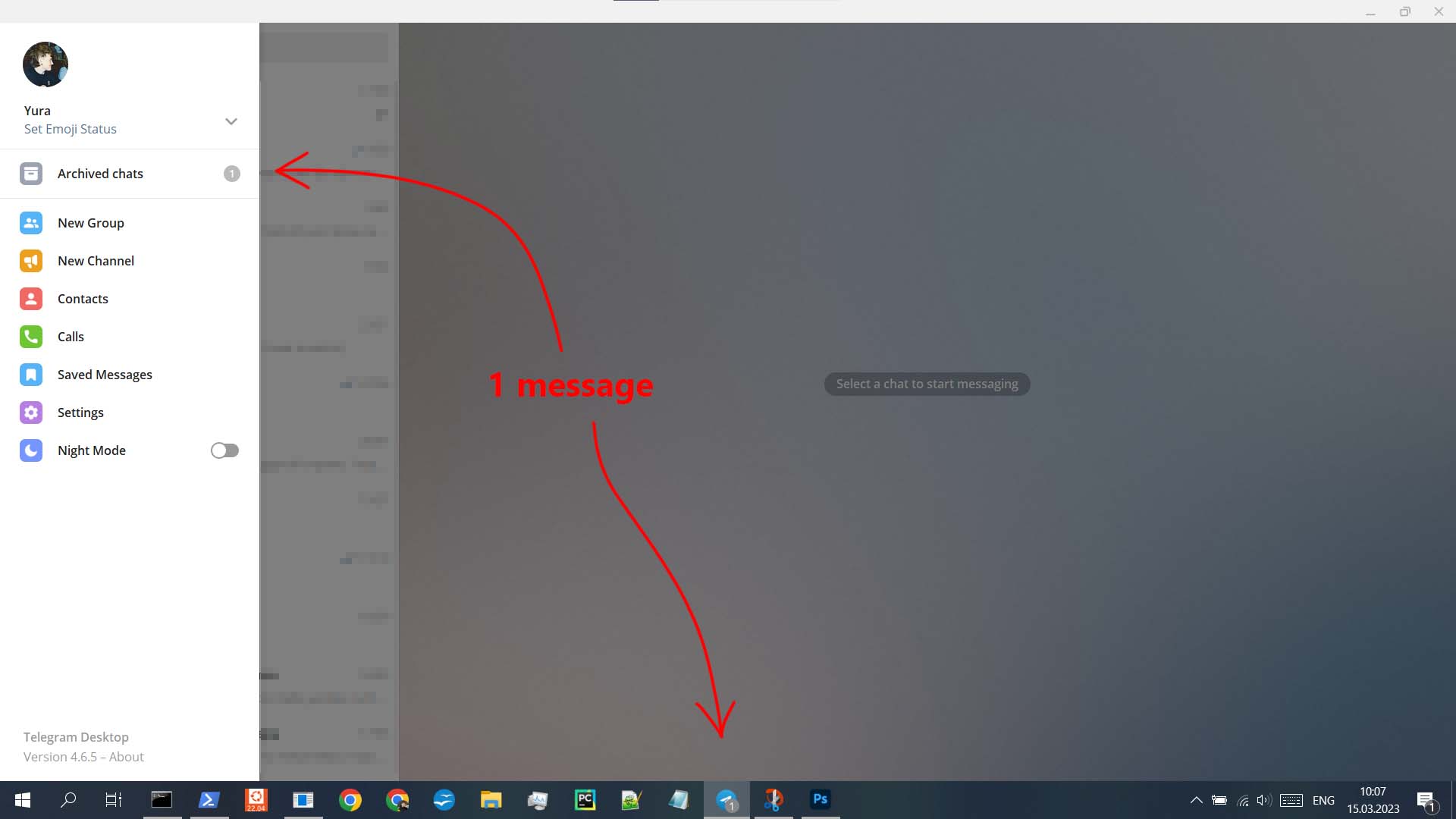 Notification badge for archived chats on Windows · Issue #26037 · telegramdesktop/tdesktop · GitHub