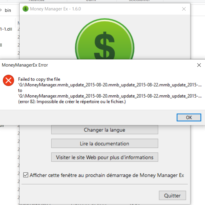 Impossible to open mmex 1.6.0 win32 from version1.51.21 win32 · Issue ...