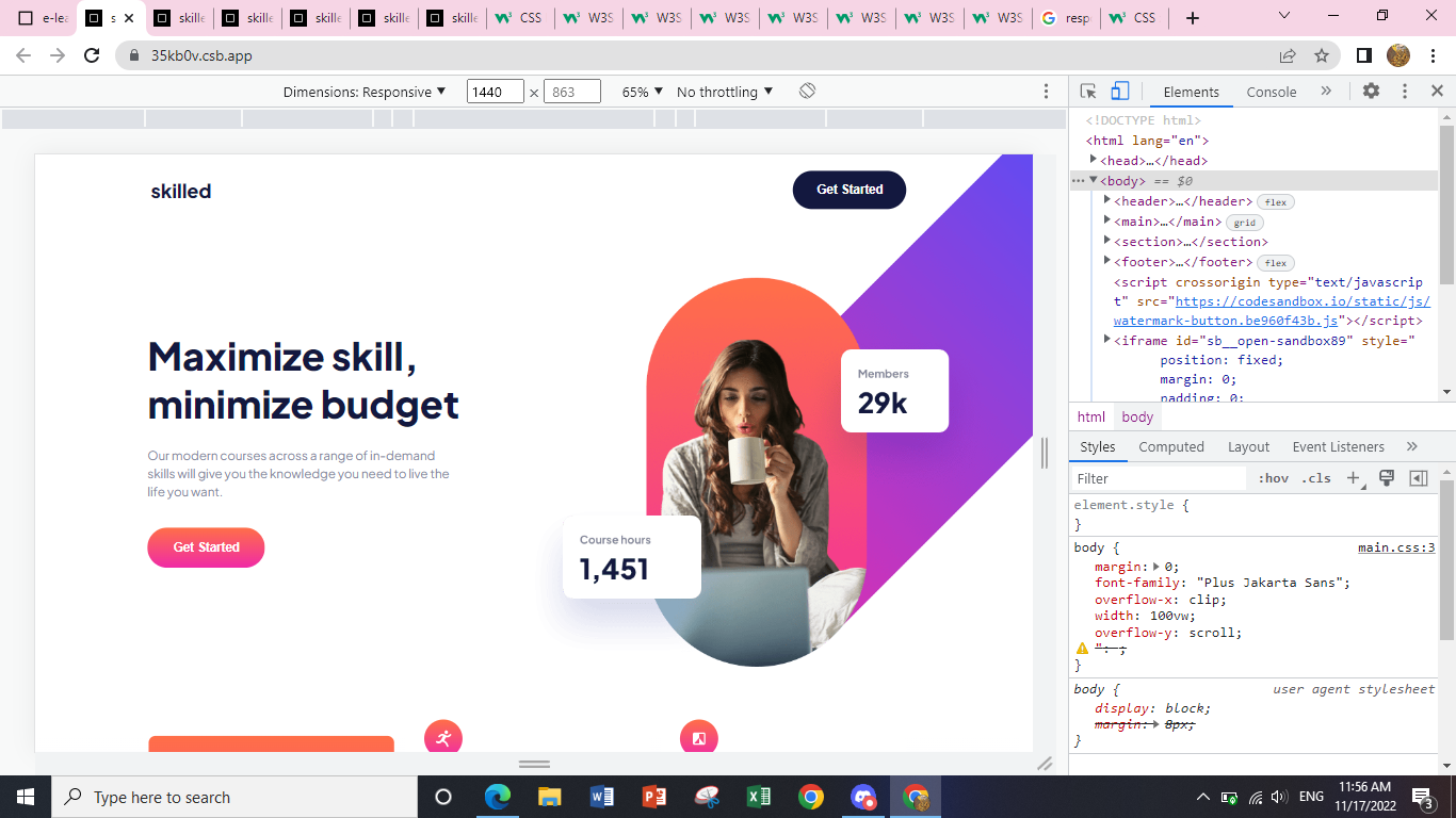 GitHub - mea1234/e-learning-page: Created with CodeSandbox