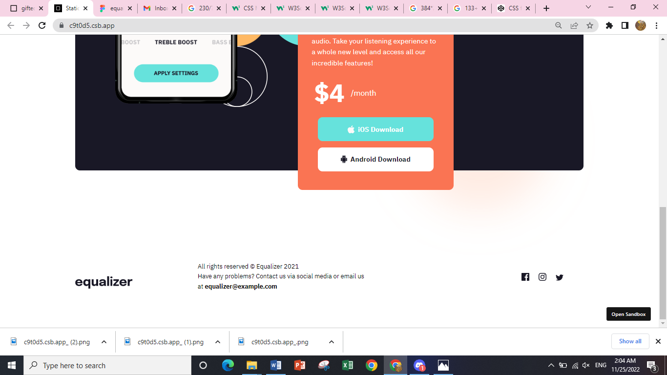 static - Codesandbox