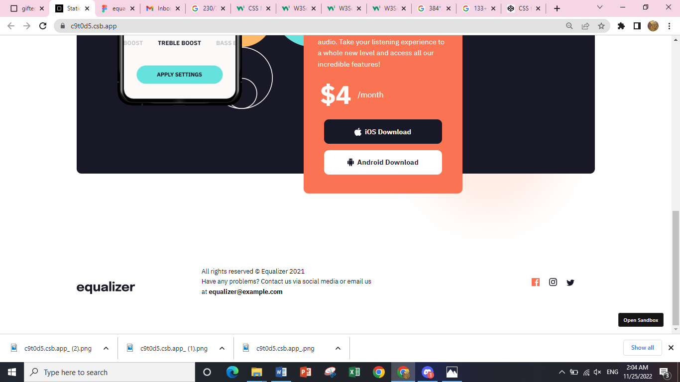 static - Codesandbox