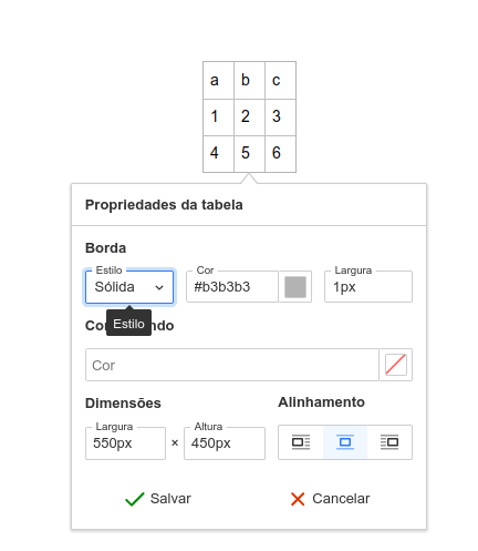 Setting default table properties doesn't work · Issue #12808 · ckeditor/ckeditor5 · GitHub