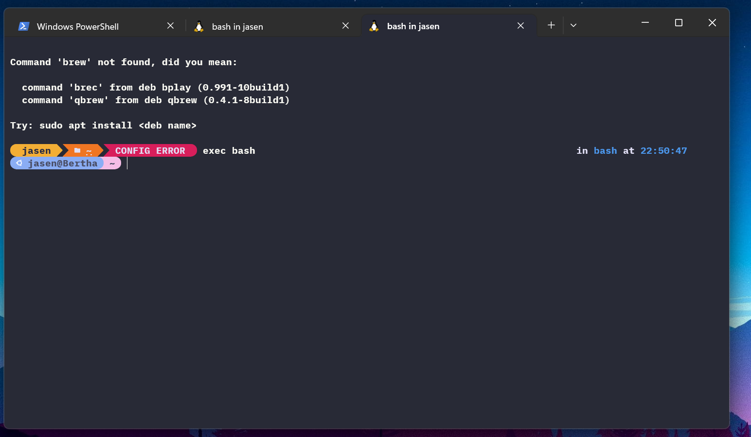 Struggling to Implement on MacOS · JanDeDobbeleer oh-my-posh ...