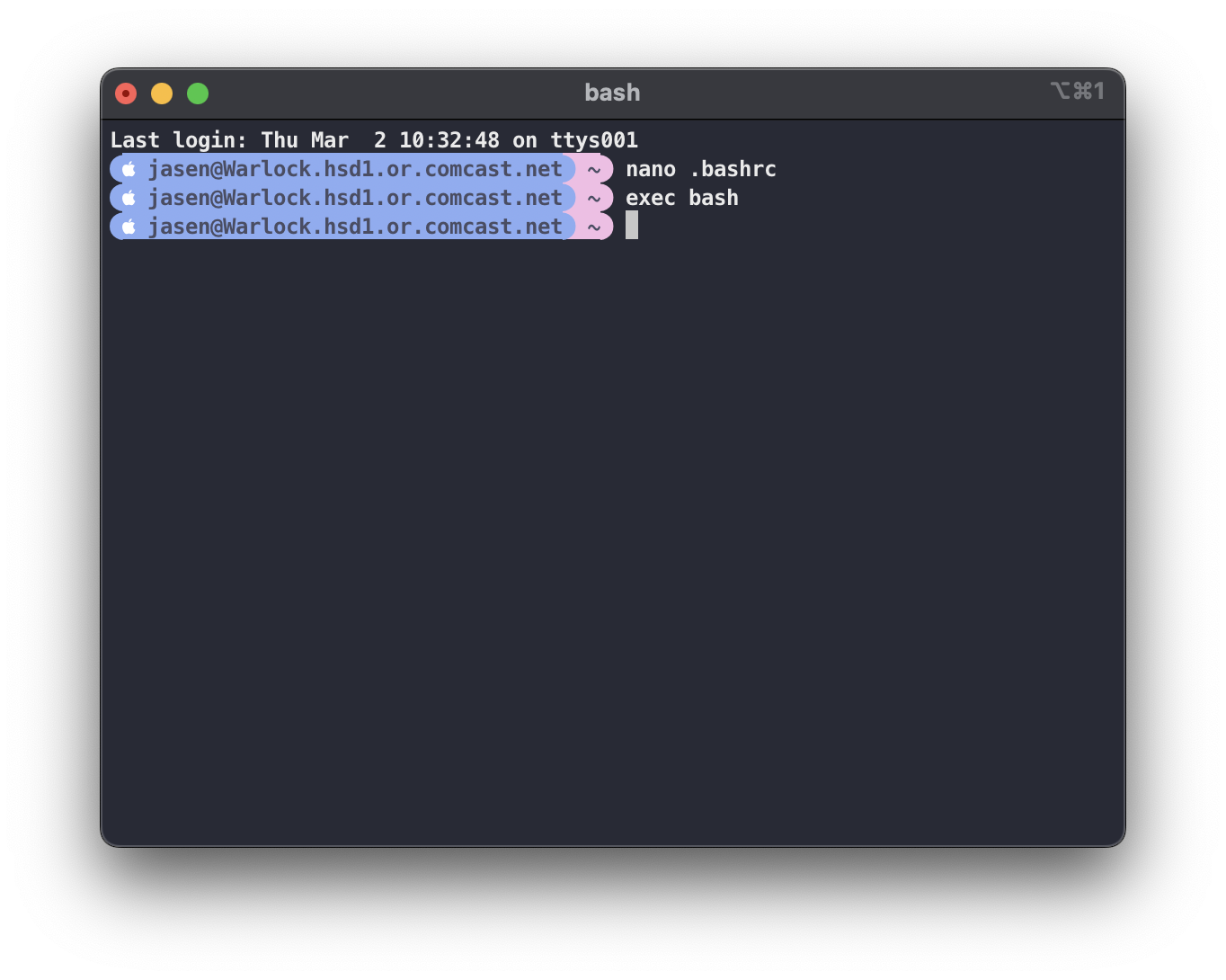 Struggling to Implement on MacOS · JanDeDobbeleer oh-my-posh ...