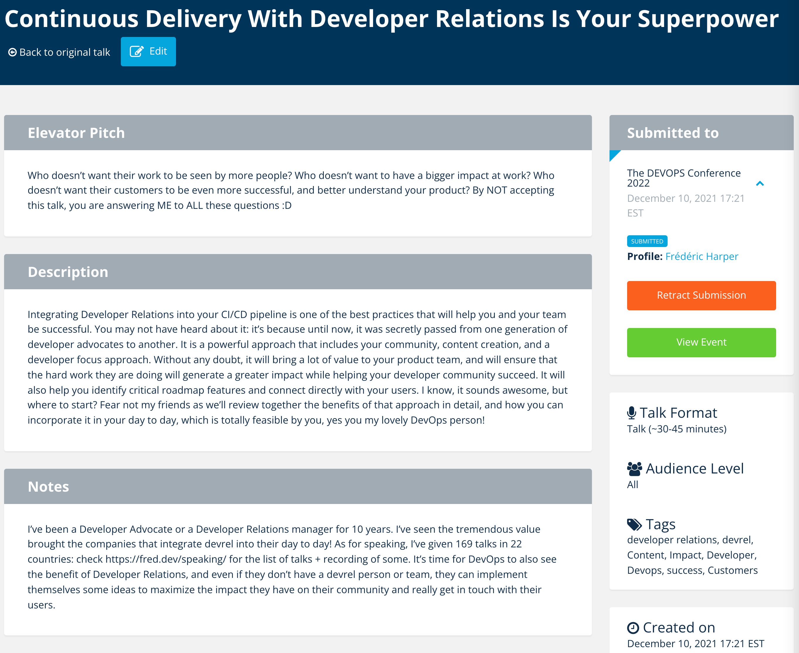 Review The DEVOPS Conference opportunity for 10Fold · Issue #163 · mindee/devrel · GitHub