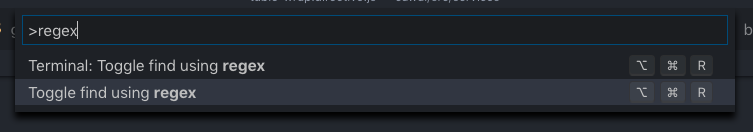 Toggling find features from command palette doesn't work · Issue #82901 ...