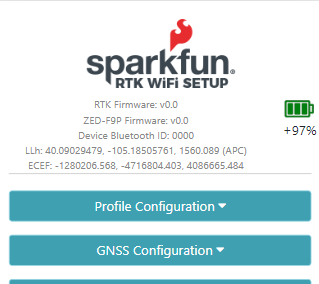 Battery icon at the start of AP Config · Issue #414 · sparkfun/SparkFun_RTK_Firmware · GitHub