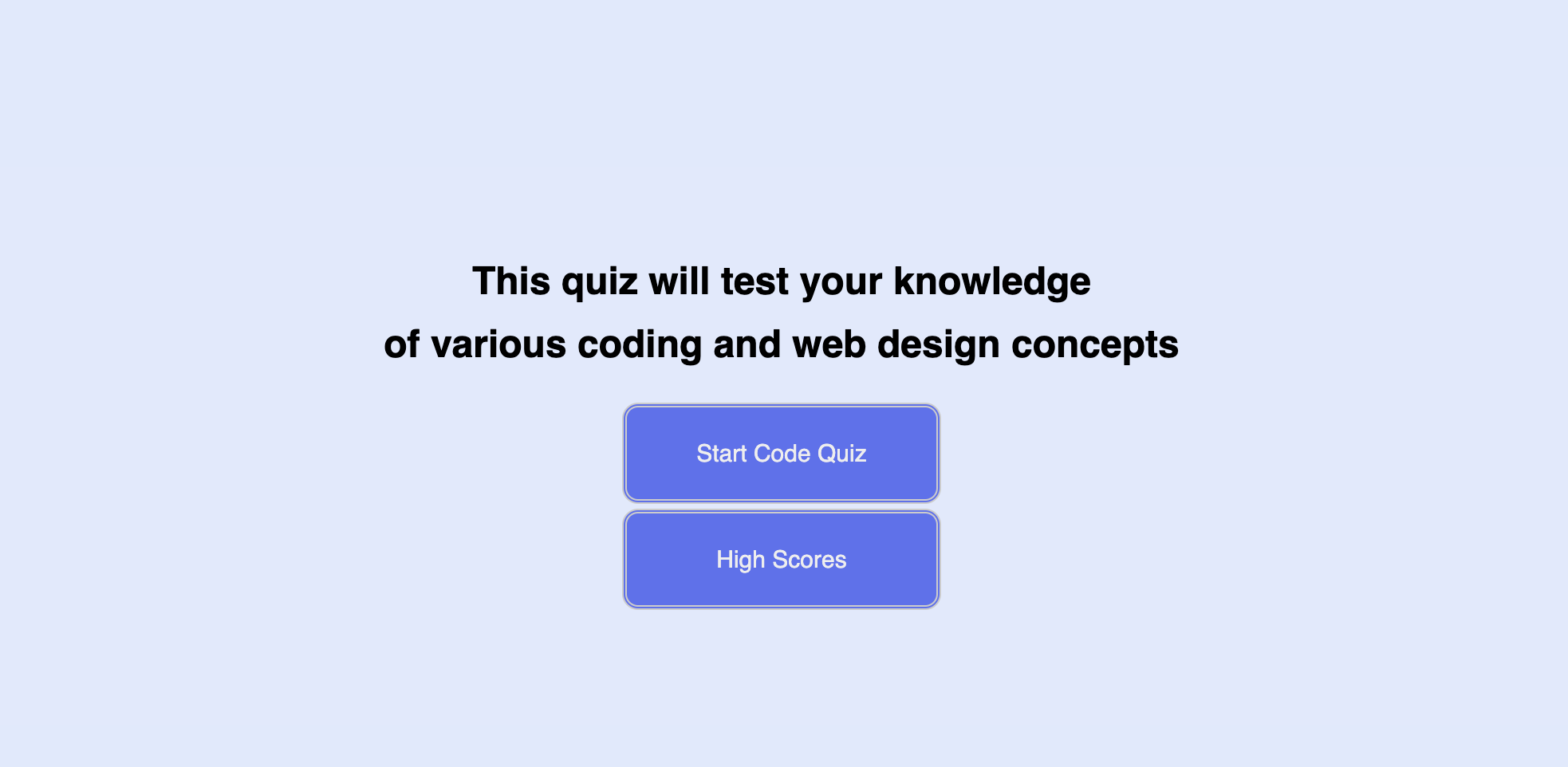 GitHub - cedarwilliams3/code-quiz: A quiz to test your coding skills!
