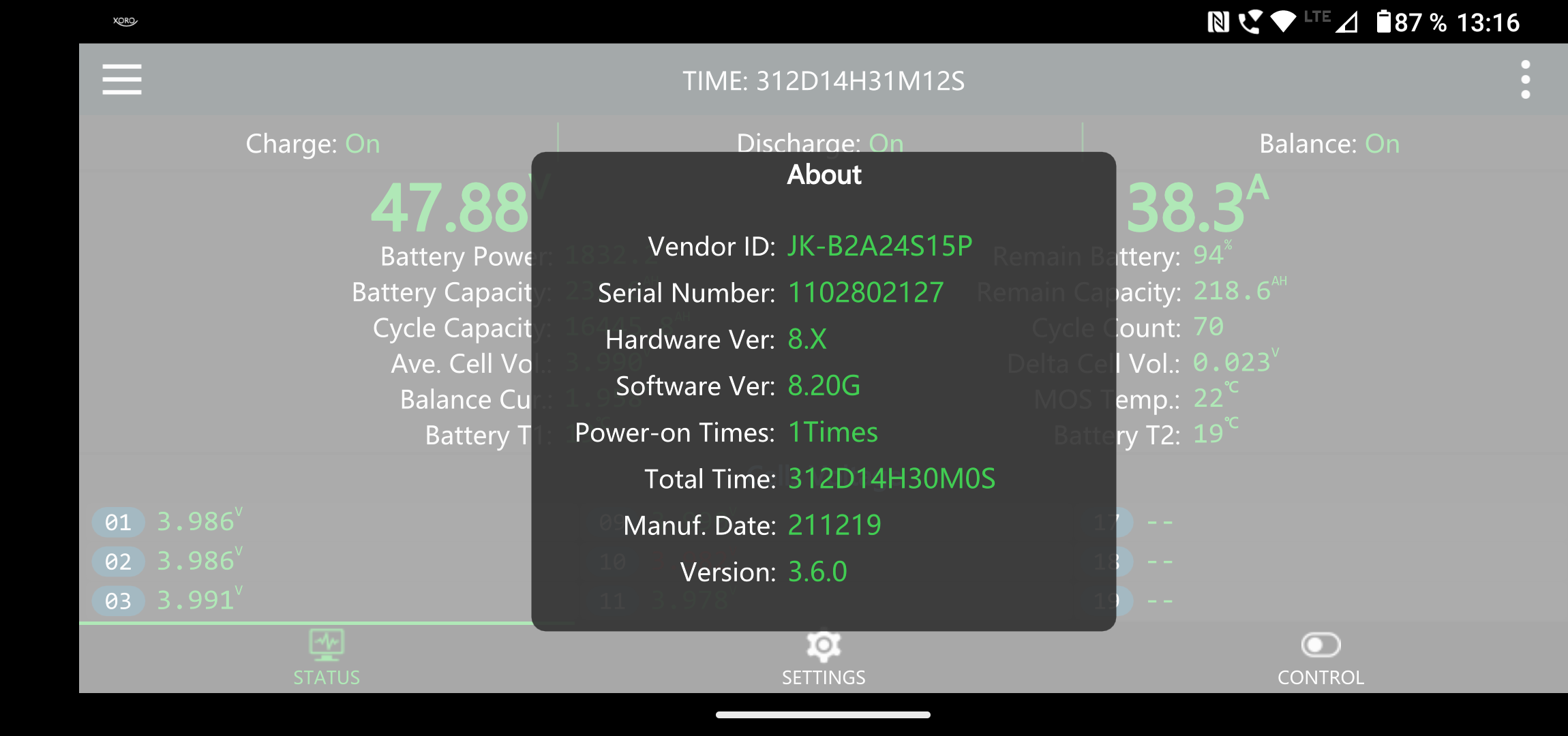only 2 of 3 JK-BMS are shown in venus os · Issue #282 · Louisvdw/dbus ...