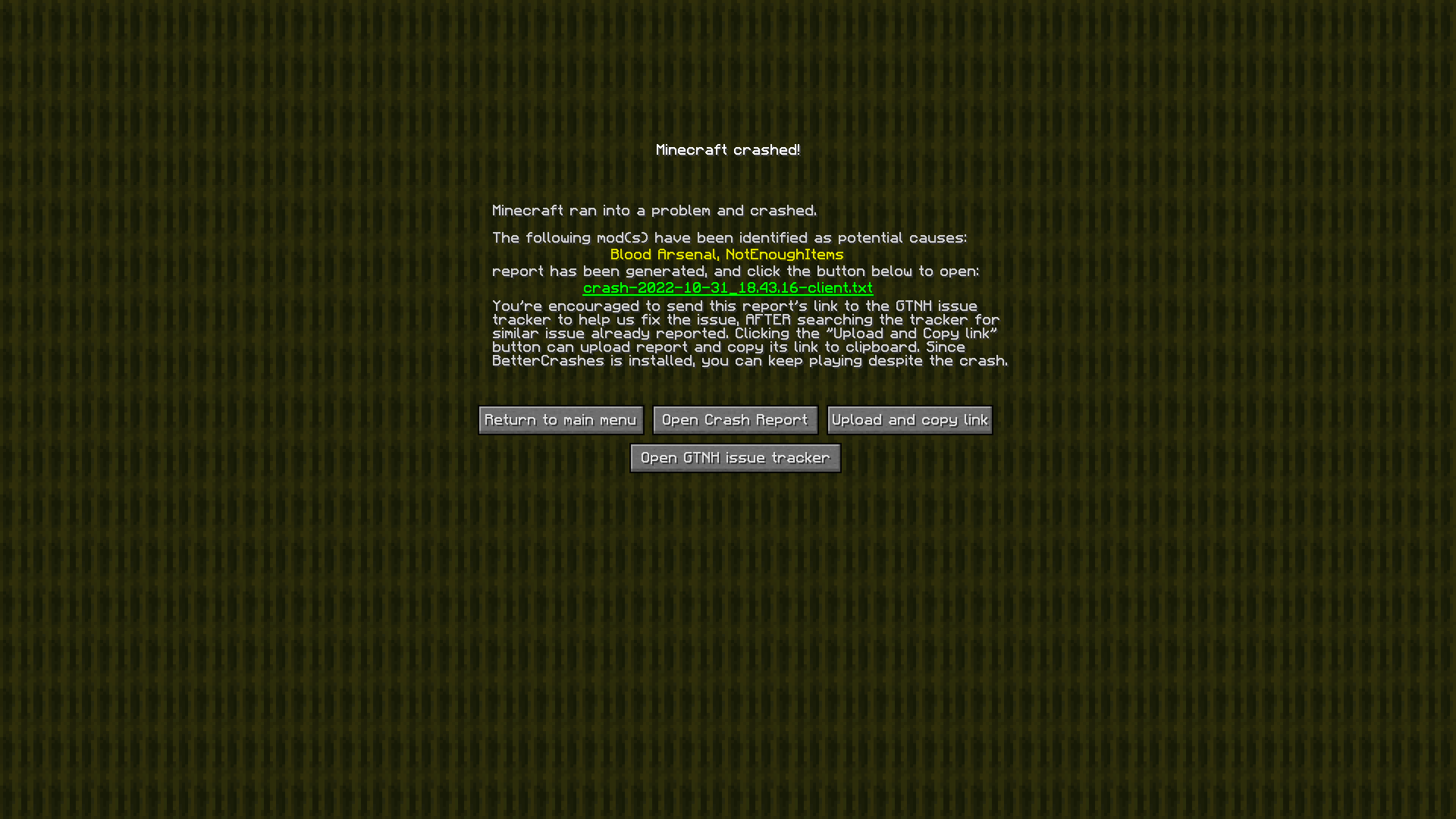 Crash while playing · Issue #11771 · GTNewHorizons/GT-New-Horizons-Modpack · GitHub