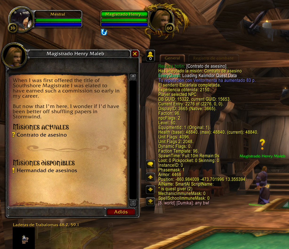Hillsbrad Foothills Missing Npc Localization Henry Maleb · Issue 14006 · Azerothcore