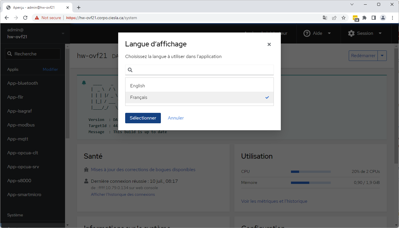 "Invalid date format" when setting clock to "manual" using french language. · Issue #19091 ...