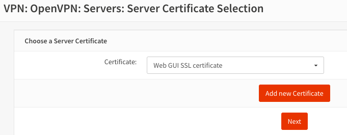 OpenVPN wizard server certificate selection issue · Issue #3617 · opnsense/core · GitHub
