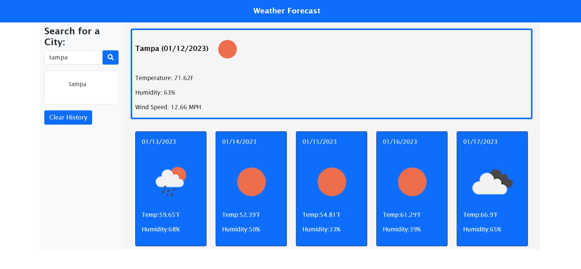 GitHub - AustinS86/Weather-Forecast-Dashboard GitHub - AustinS86/Weather-Forecast-Dashboard