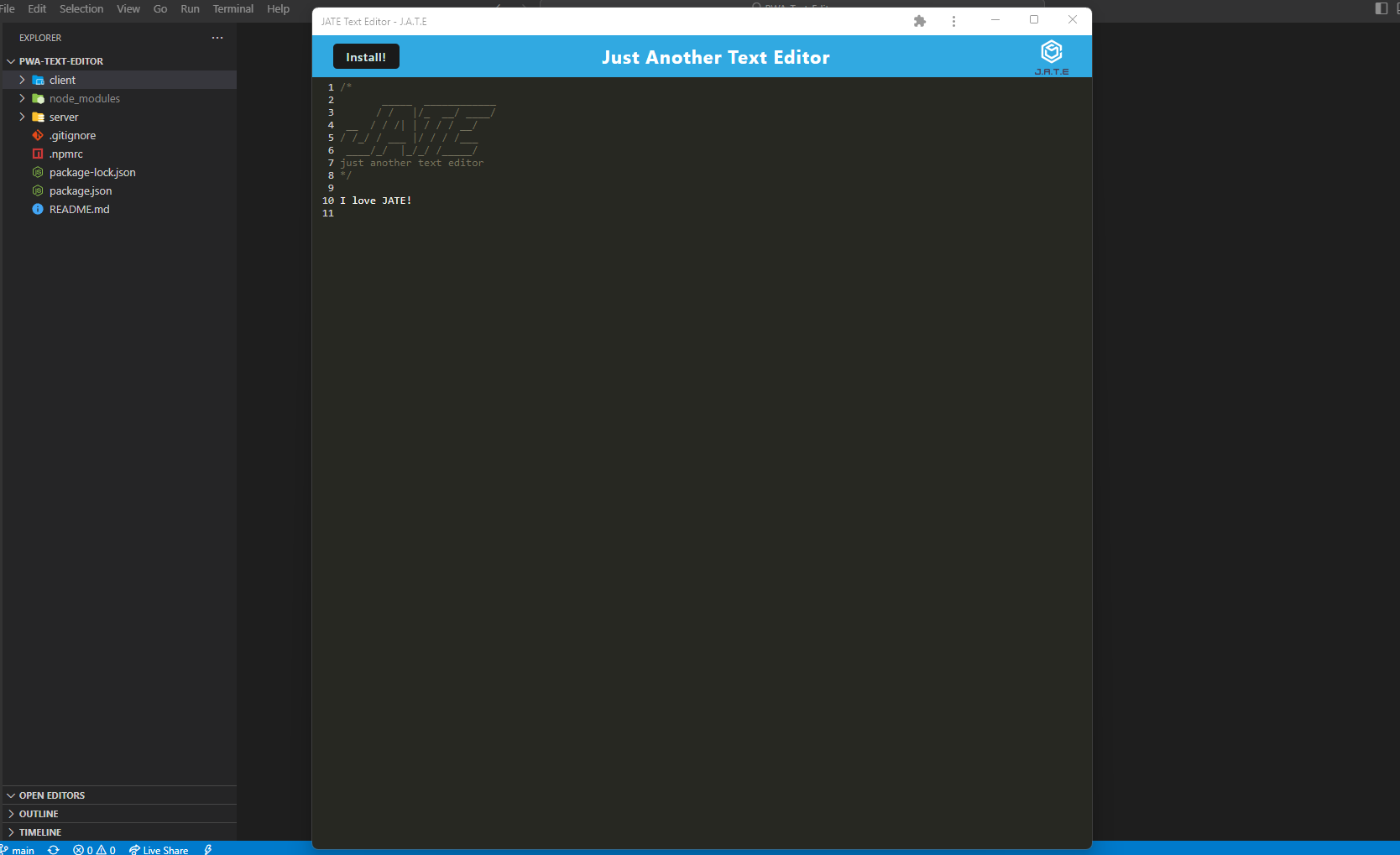 GitHub - AustinS86/PWA-Text-Editor