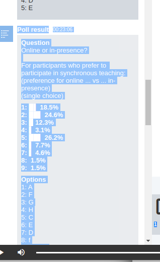 Presentation of Poll results in Public Chat: absoulte numbers missing · Issue #218 ...