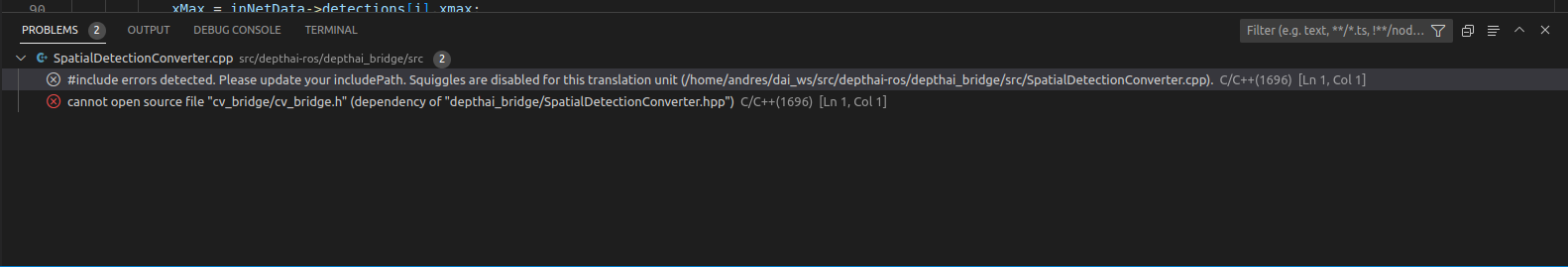 ROS2 FOXY Colcon Build Error · Issue #225 · luxonis/depthai-ros · GitHub