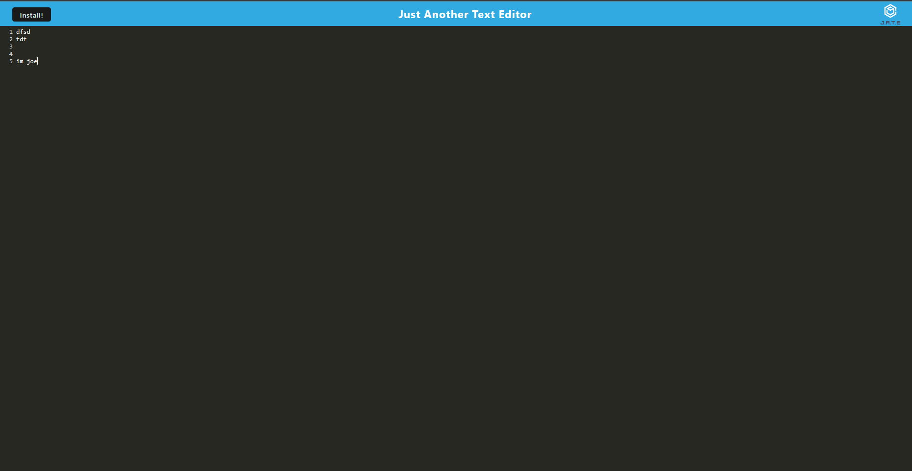 GitHub - jcxxz/text-editor: Module 19 (PWA) homework on making a text ...