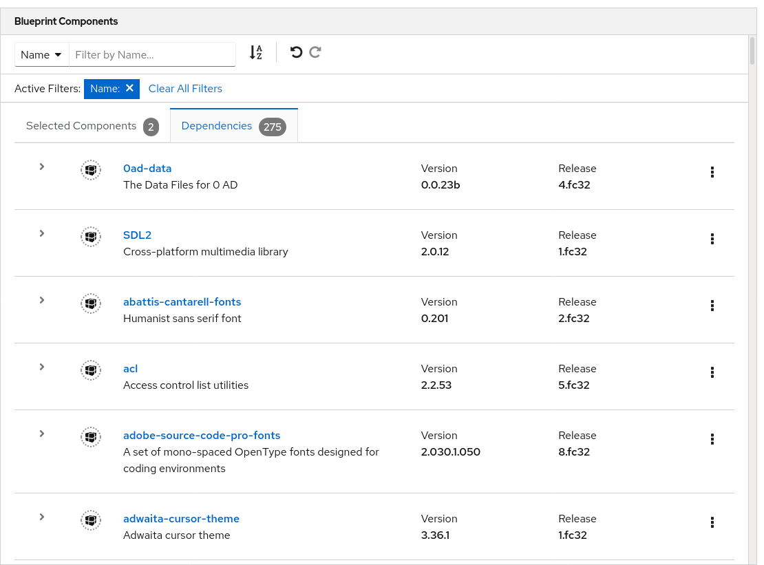 Empty Filter Should Not Display In Ui · Issue 1027 · Osbuild Cockpit Composer · Github
