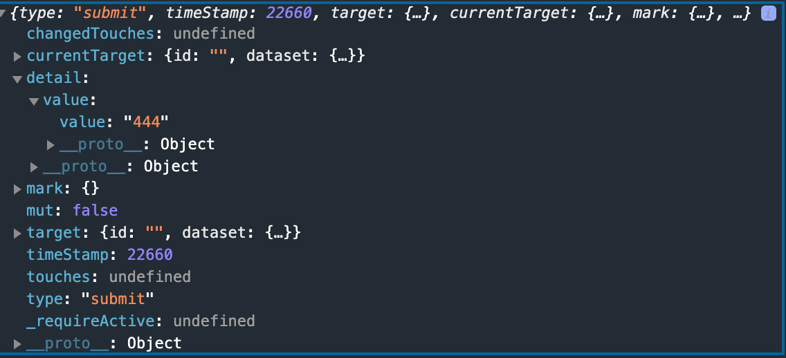 [Search] submit 和 clear 返回的数据结构不一致 · Issue #286 · Tencent/tdesign-miniprogram · GitHub