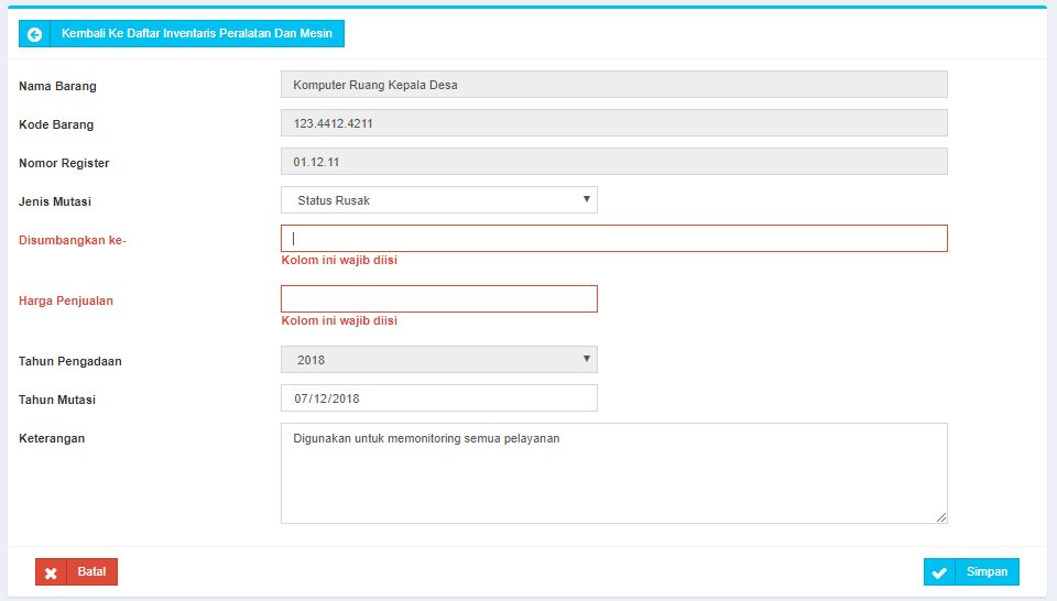[tampilan-admin] Perbaikan Tampilan pada Modul Mutasi Inventaris · Issue #1513 · OpenSID/OpenSID ...