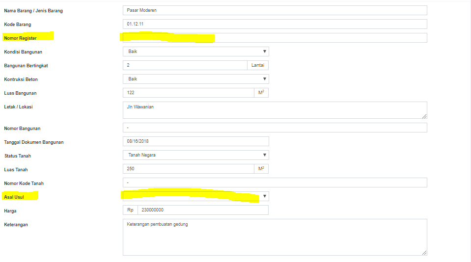 [Bug] Perbaikan untuk modul Inventaris Gedung dan Bangunan · Issue #1621 · OpenSID/OpenSID · GitHub