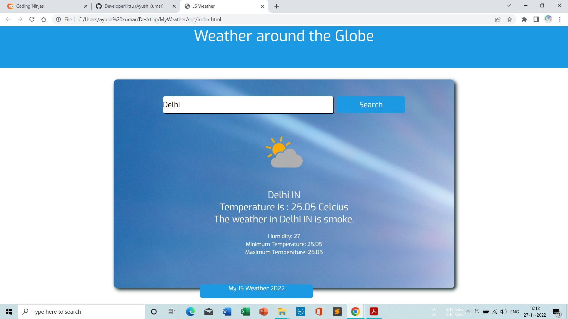 GitHub - Ayush-Kumar108/Weather-Map: A pretty cool weather app that ...