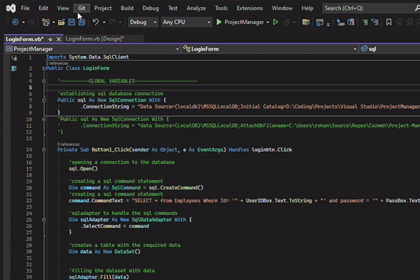 GitHub - GiriSrfg/Project-Manager: A Desktop based Project managing ...