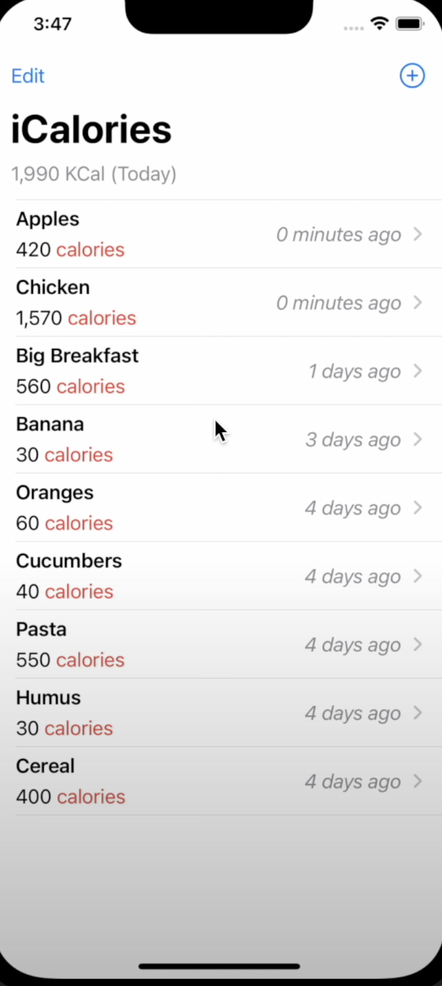GitHub - MaximilianMalsagov/CaloriesTrackerApp-: Calories App on SwiftUI and CoreData