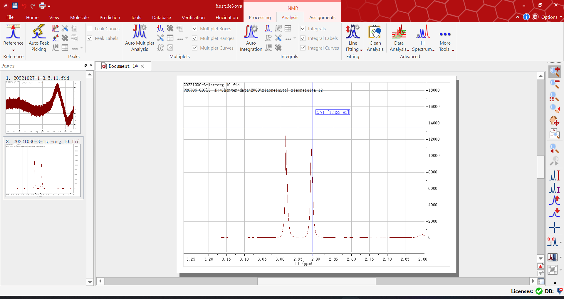 The line in the NMR spectrum is strange (dotted line? incoherent?) · Issue #13 · Z-H-Sun/CS_CCME ...