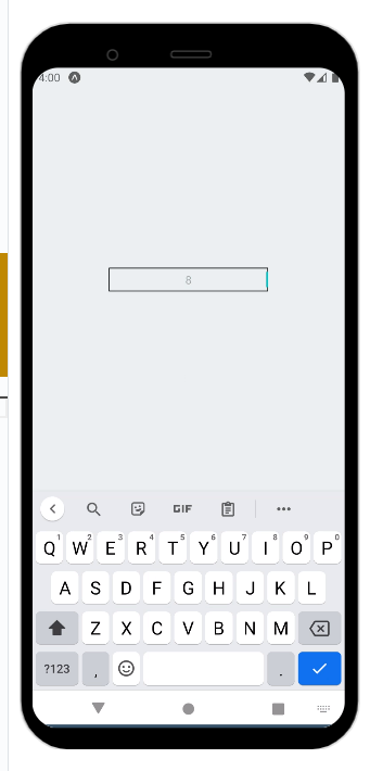 [android] Cursor alignment is broken when there's no value and there's a placeholder text ...