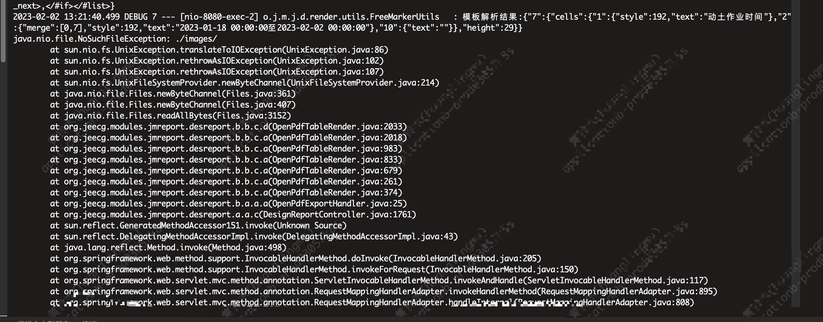 部分报表调用导出pdf接口会报错 · Issue #1613 · jeecgboot/jimureport · GitHub