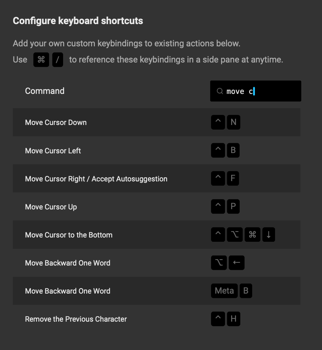 Reassigning "Switch panes up" to ⌘-↑ does not work after reassigning conflicting binding · Issue ...