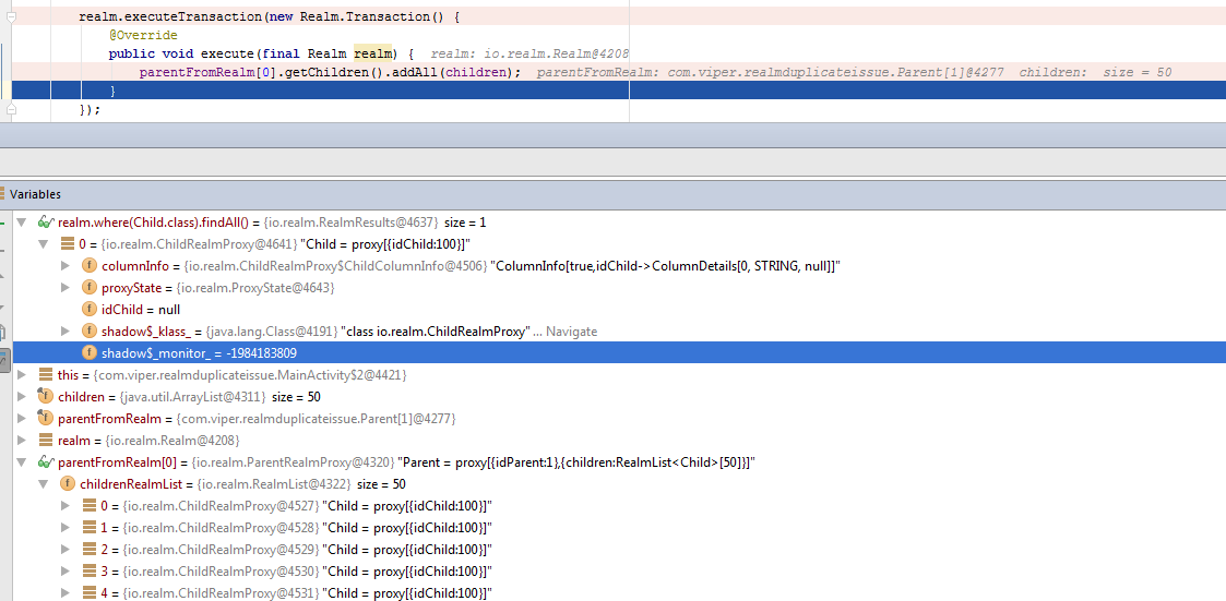 Duplicate Objects with same id with @primarykey · Issue #5390 · realm/realm-java · GitHub