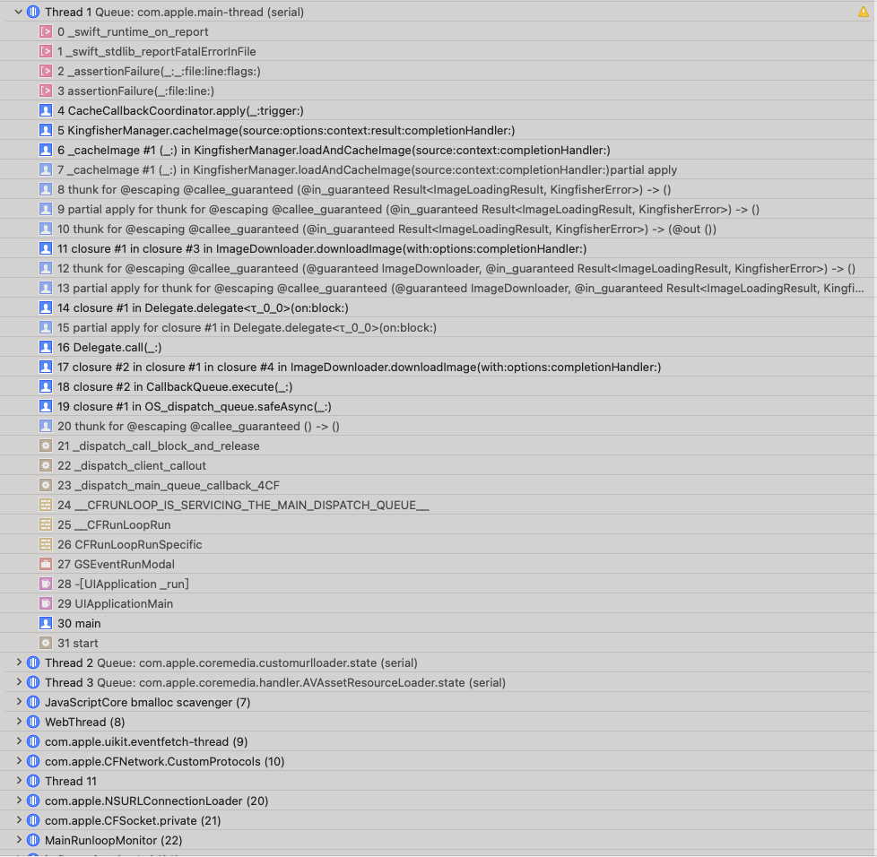 程序闪退 · Issue #1799 · onevcat/Kingfisher · GitHub