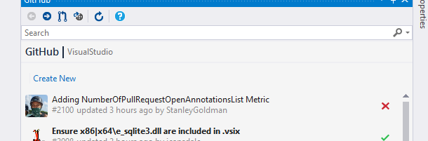 Sometimes the Open/Closed and Author PR filters don't appear · Issue #2110 · github/VisualStudio ...