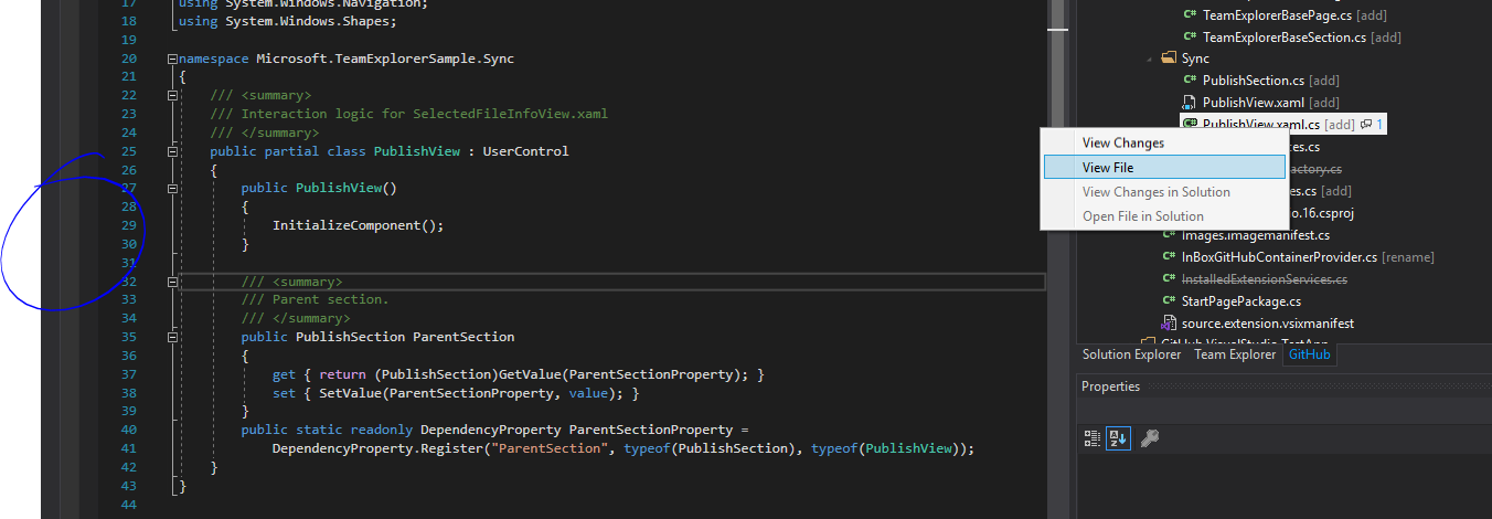 Inline comment margin doesn't appear when viewing file · Issue #2380 · github/VisualStudio · GitHub