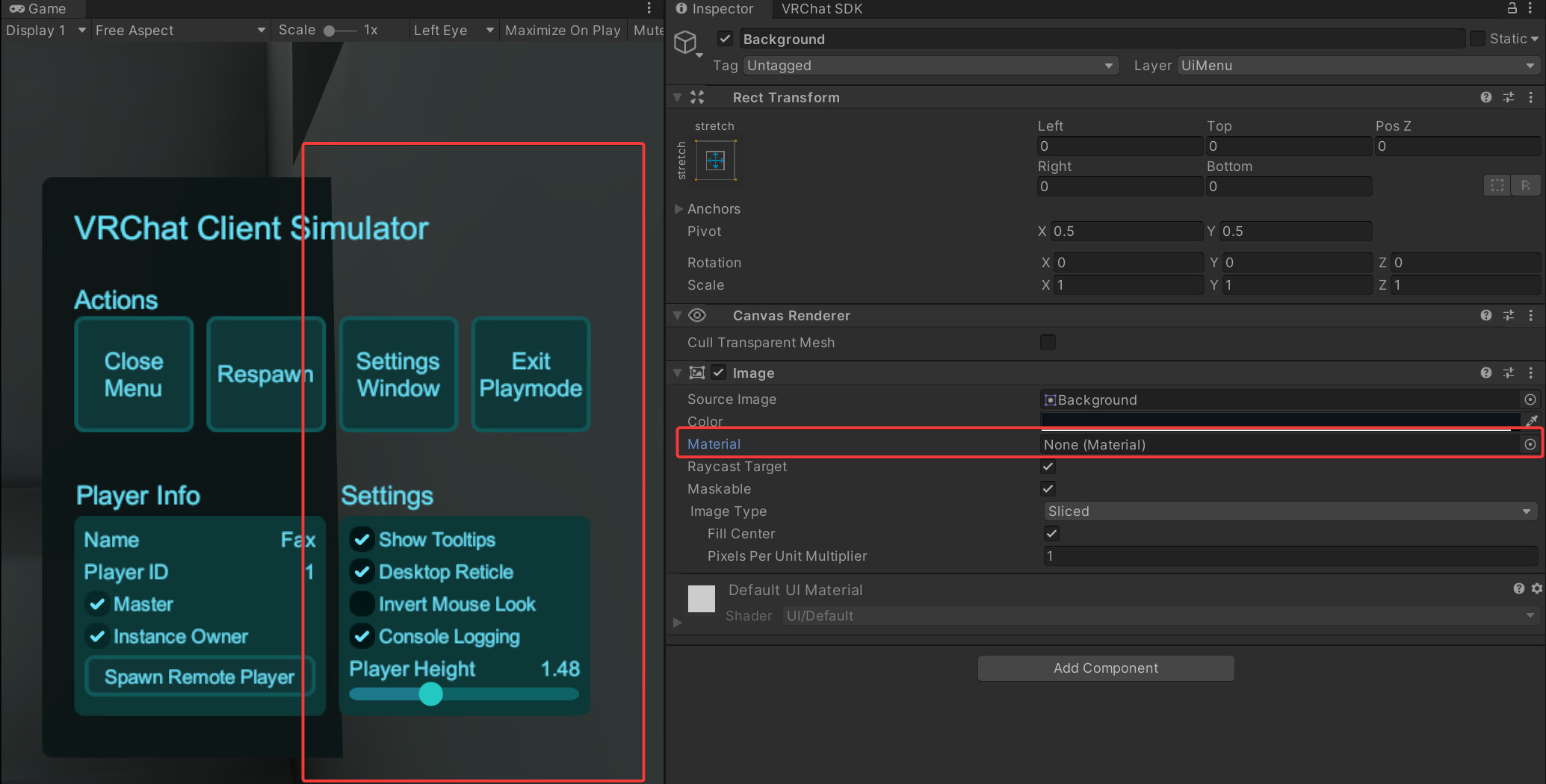 ClientSim UI intersects with world geometry · Issue #58 · vrchat ...