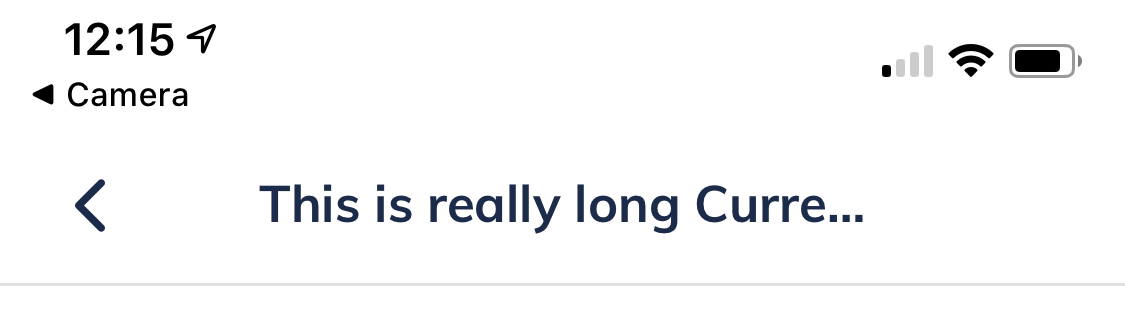 Title does not truncate · Issue #7057 · react-navigation/react-navigation · GitHub