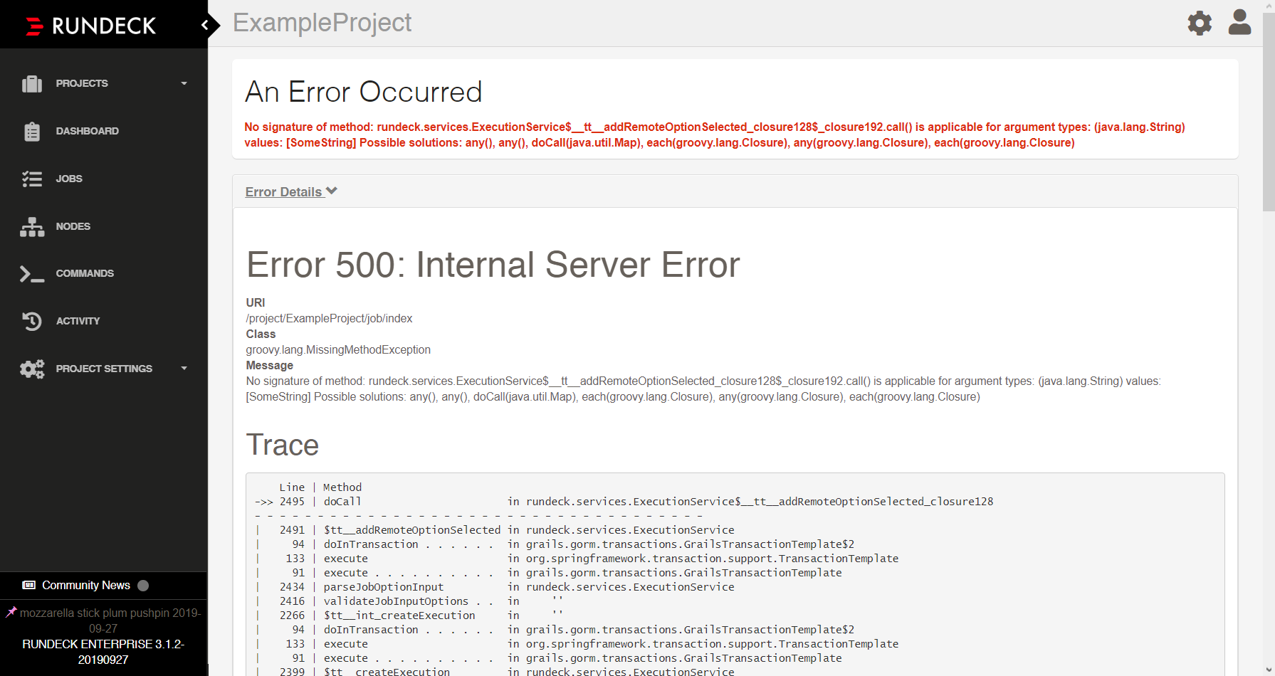 No Access To Options Enforced From Allowed Values When Triggering By Token · Issue 4842