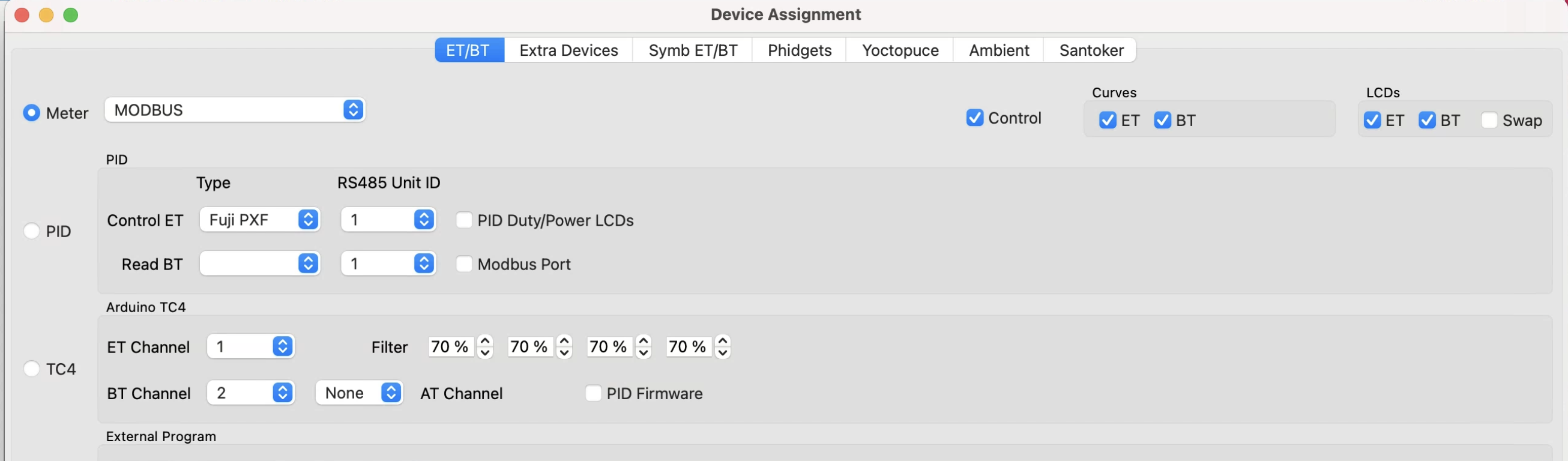 Help Setup Fuji PXF4 · artisan-roaster-scope artisan · Discussion #1086 · GitHub