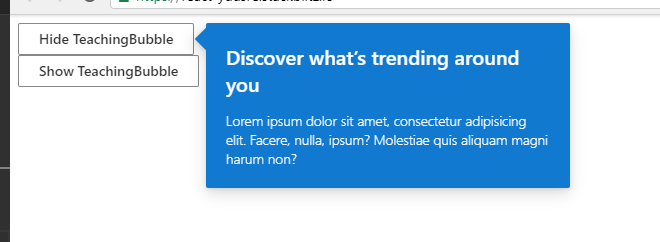 TeachingBubble isWide not allowing content to flow in the container · Issue #10452 · microsoft ...