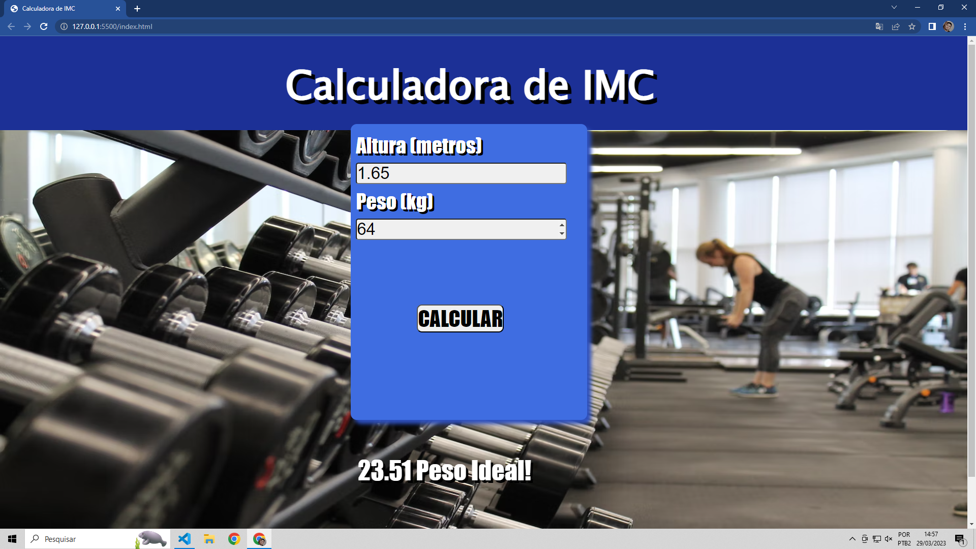 GitHub - phgomes40/trabalho-js-calculadoraimc: Calculadora de IMC