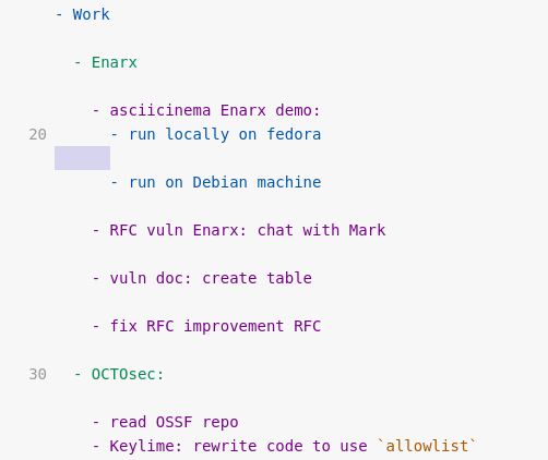 Inconsistent behaviour of in bullet lists, leading to inconsistent line spacing of items · Issue ...