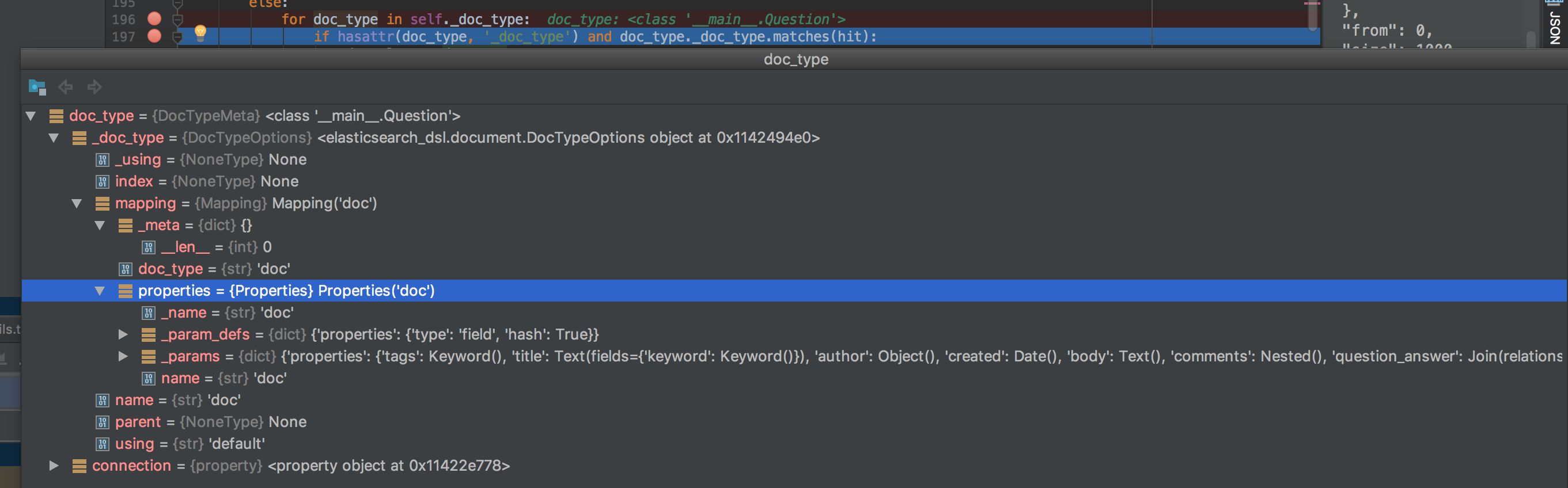 Parent-Child `matches() missing 1 required positional argument: 'hit'` while searching for ...