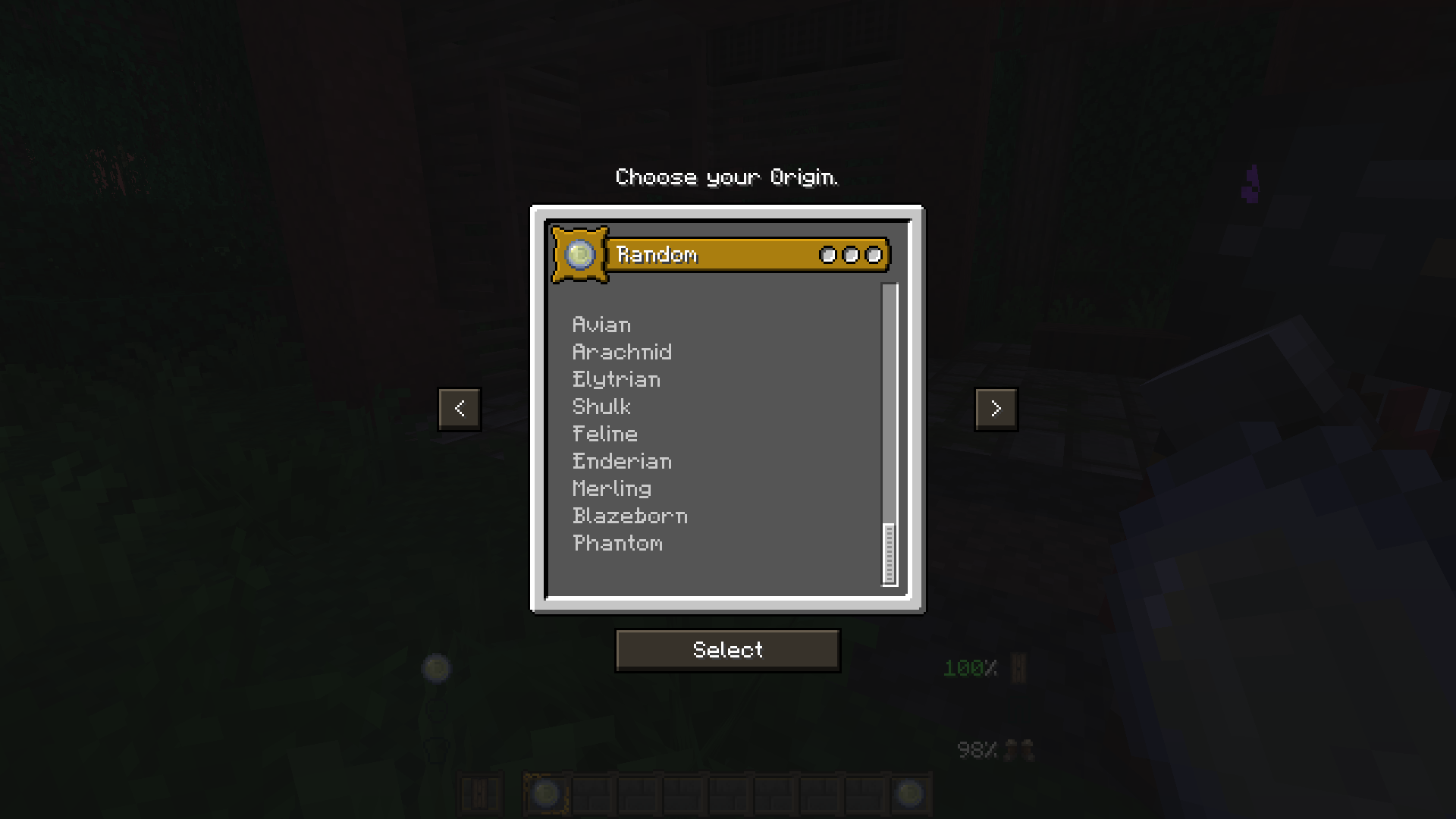 Can't choose Origins · Issue #422 · LunaPixelStudios/Medieval-MC · GitHub