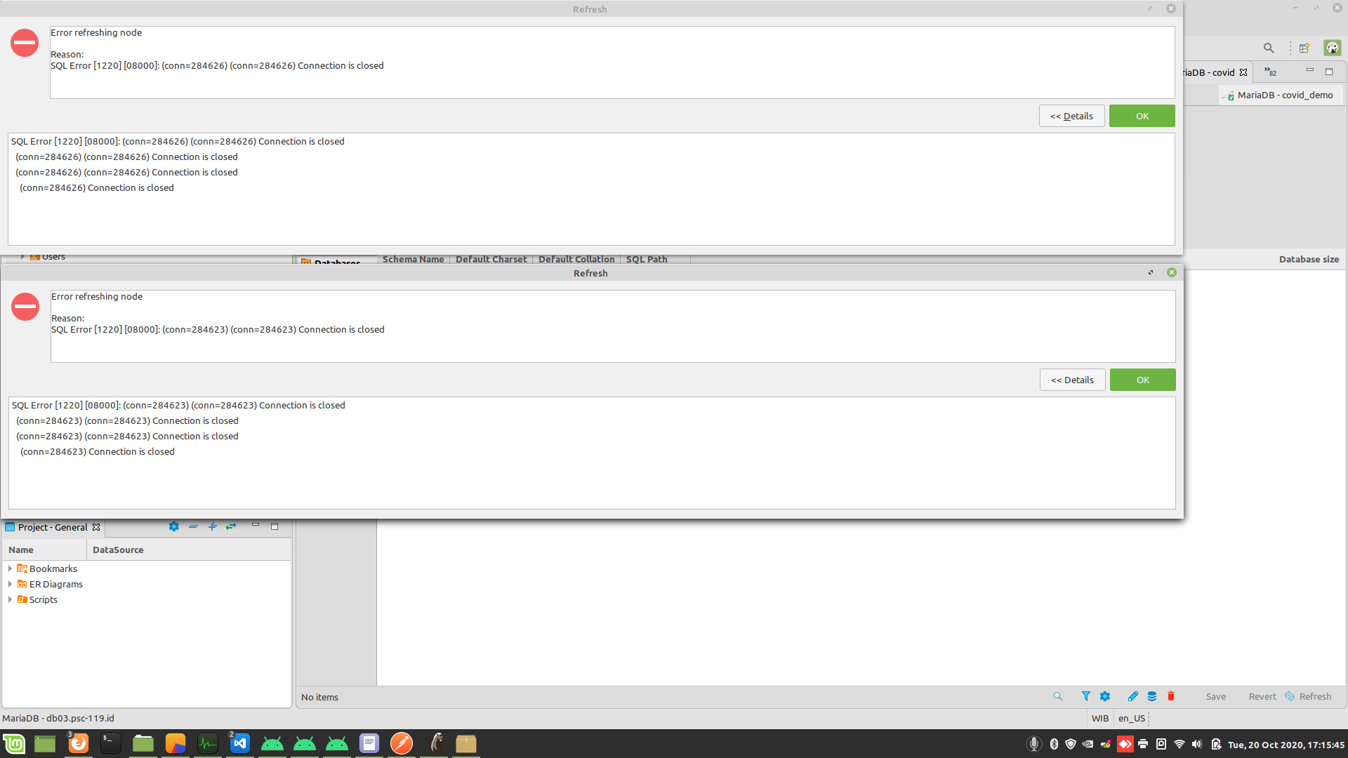 Database Connection Error in Maridb after upgrade to 7.2.3 CE · Issue ...