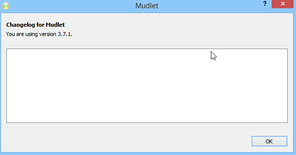 No changelog on autoupdate · Issue #1514 · Mudlet/Mudlet · GitHub